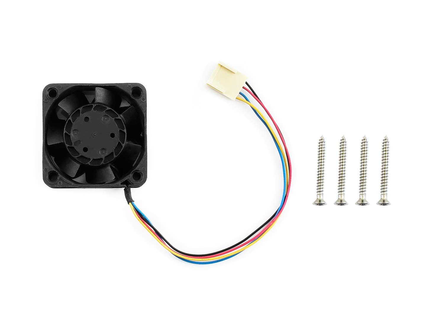 Dedicated DC 5V Cooling Fan Compatible with NVIDIA Jetson Nano Developer Kit and B01 Version PWM Speed Adjustment Strong Cooling Air Fan 40mm×40mm×20mm with 4PIN Reverse-Proof Connector
