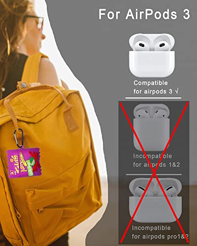 3Pack Funny Case for AirPods 3rd Generation Accessories Set 【for 2021 Released 3st Gen】 W/Takis Potato&Sport Water&Bubble Gum Air pods 3 Silicone Cover, Cute 3D Cartoon Food for AirPods 3rd Gen Case
