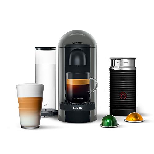 Breville BNV450GRY VertuoPlus Coffee and Espresso Machine, Grey