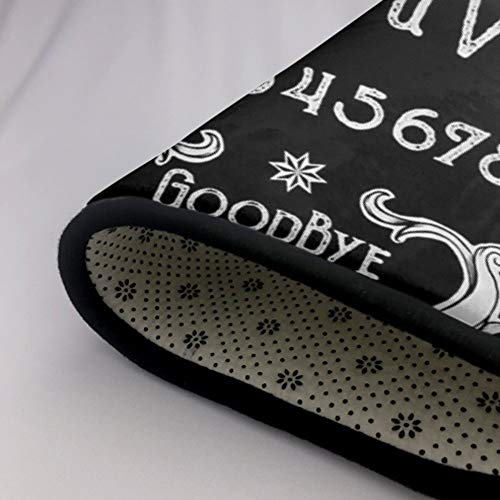 Luxury Super Soft Indoor Modern Cat Skull Head Witch Board Black Gothic Area Rugs for Living Room Bedroom Thick Non-Slip Floor Carpet, 3 x 5 Feet