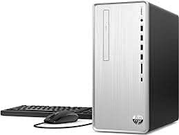 HP Pavilion Desktop 1TB HDD 16GB Optane, 3.6GHz i3-10100 Quad-Core (4GB RAM, DVD-R, Intel UHD Graphics 630, Windows 10 Home) Silver, TP01-1227c (9EF10AA) (Renewed)