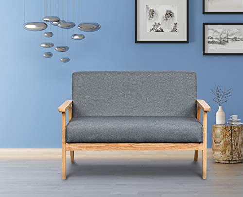 Lilola Home Bahamas Gray Loveseat