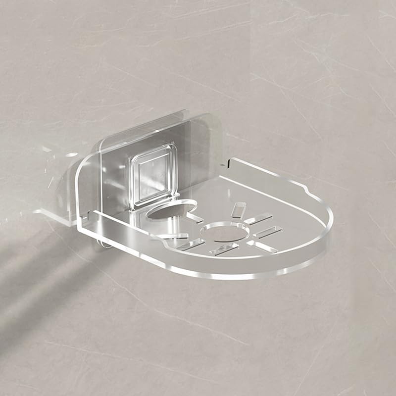 3 Packs Camera Wall Shelf Heavy Duty Adhesive Floating Shelf for Security Camera,Baby Monitor,Mini Speaker Wall Space Bracket(Clear)