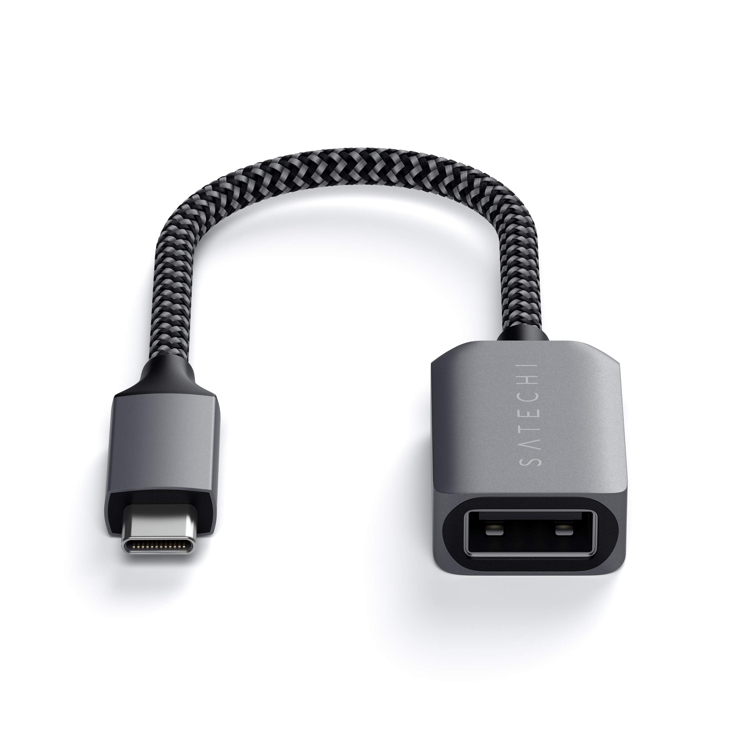 Satechi USB C to USB-A 3.0 Cable Adapter, USB Type C to Type-A Female with Data Transfer up to 5Gbps, USB C Adapter for MacBook Pro/Air M1 M2 M3, Dell, HP, Surface, Lenovo, iPad