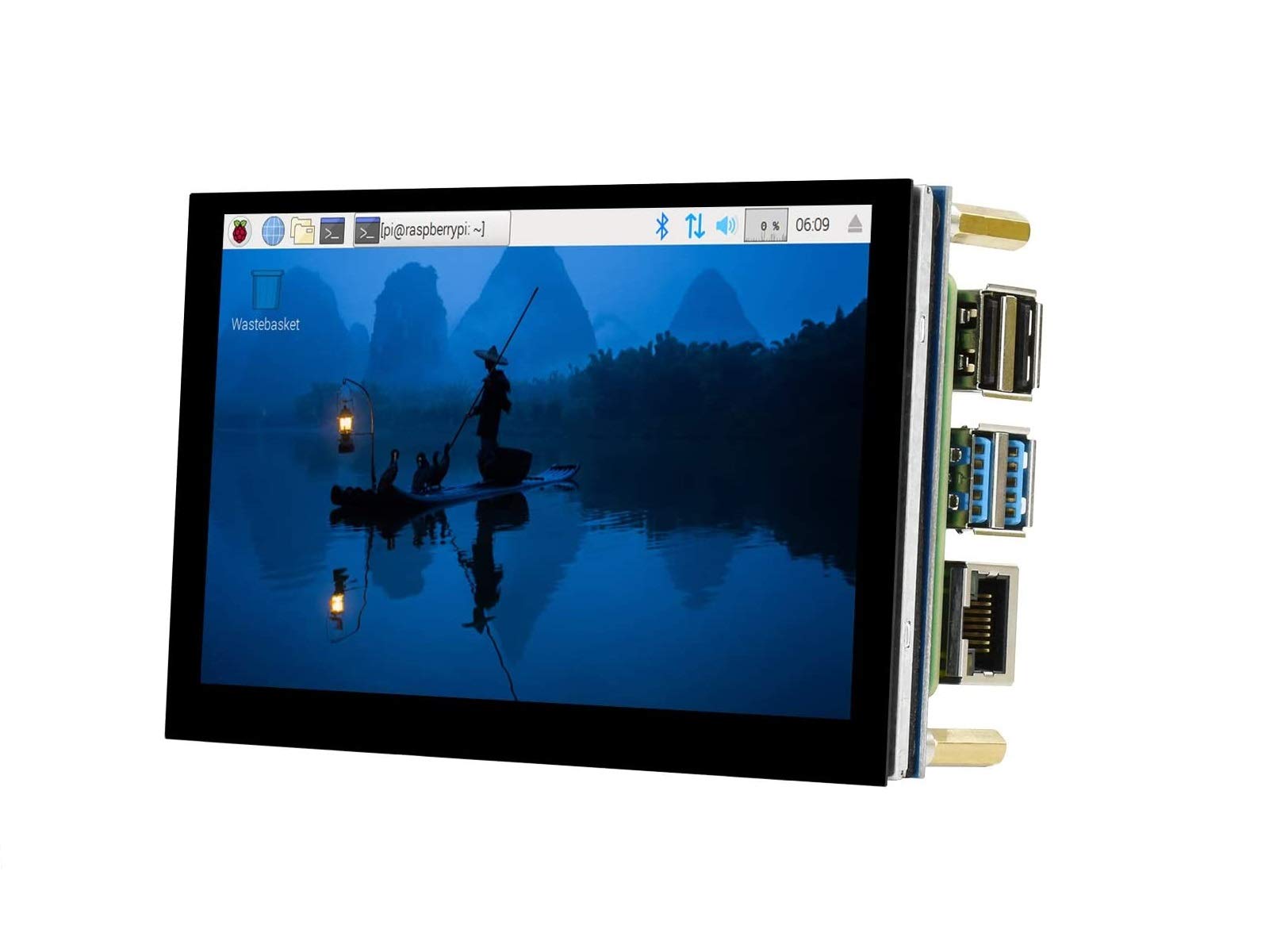 Waveshare 5 Inch Touch Screen for Raspberry Pi DSI LCD Screen Monitor 800×480 Display for Raspberry Pi 4B 3B+ 3A+ 3B 2B B+ A+ CM3/3+ Compatible with Raspbian Ubuntu Kali WIN10 IoT RetroPie