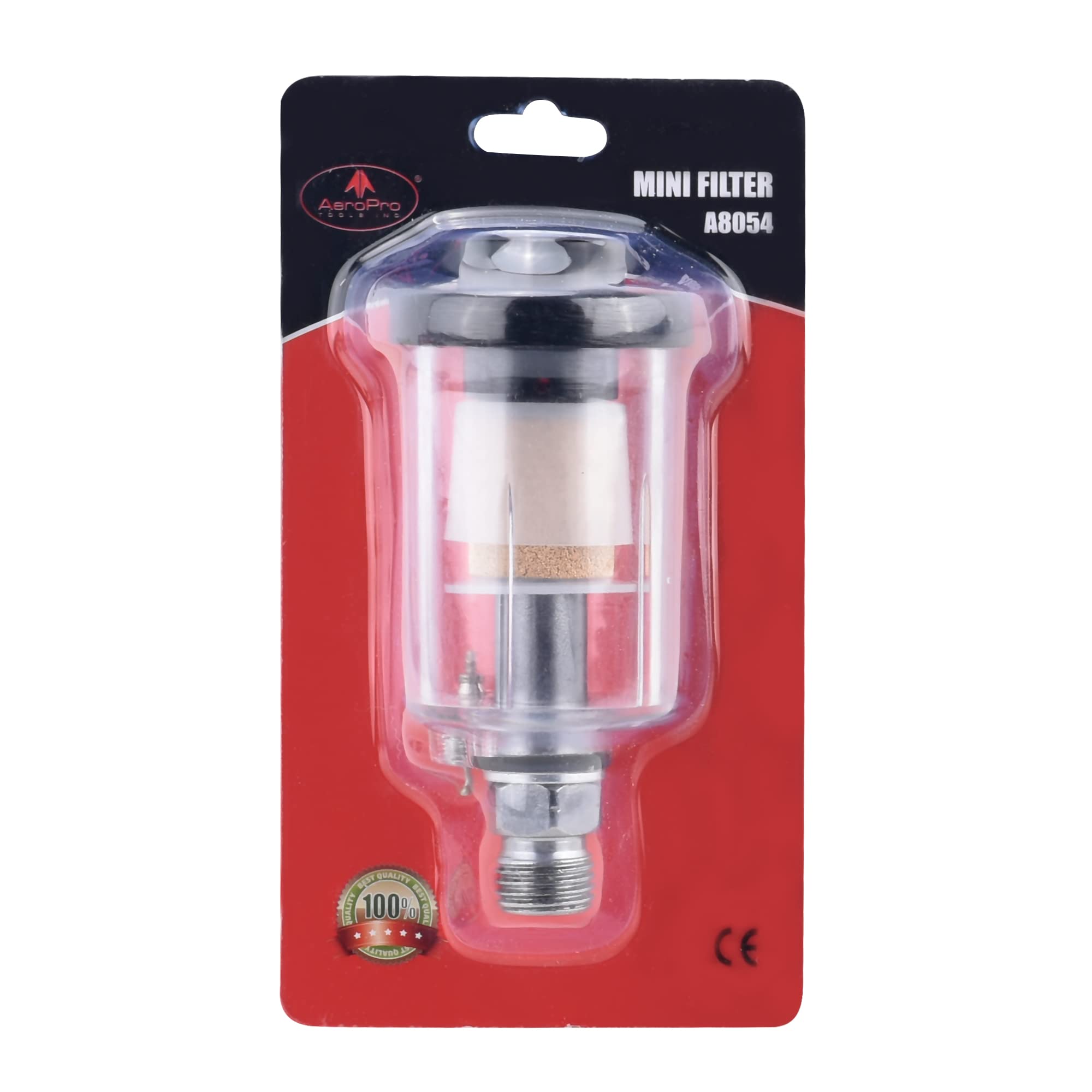 AEROPRO Tools Water Oil Separator for Pneumatic Spray Gun Air Tools Air Line 1/4 inch NPT Inlet and Outlet (1)