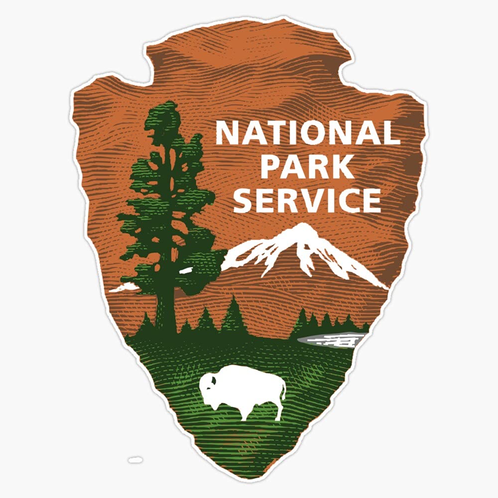 JB Print National Park Service Vinyl Decal Sticker Car Waterproof Car Decal Bumper Sticker 5"