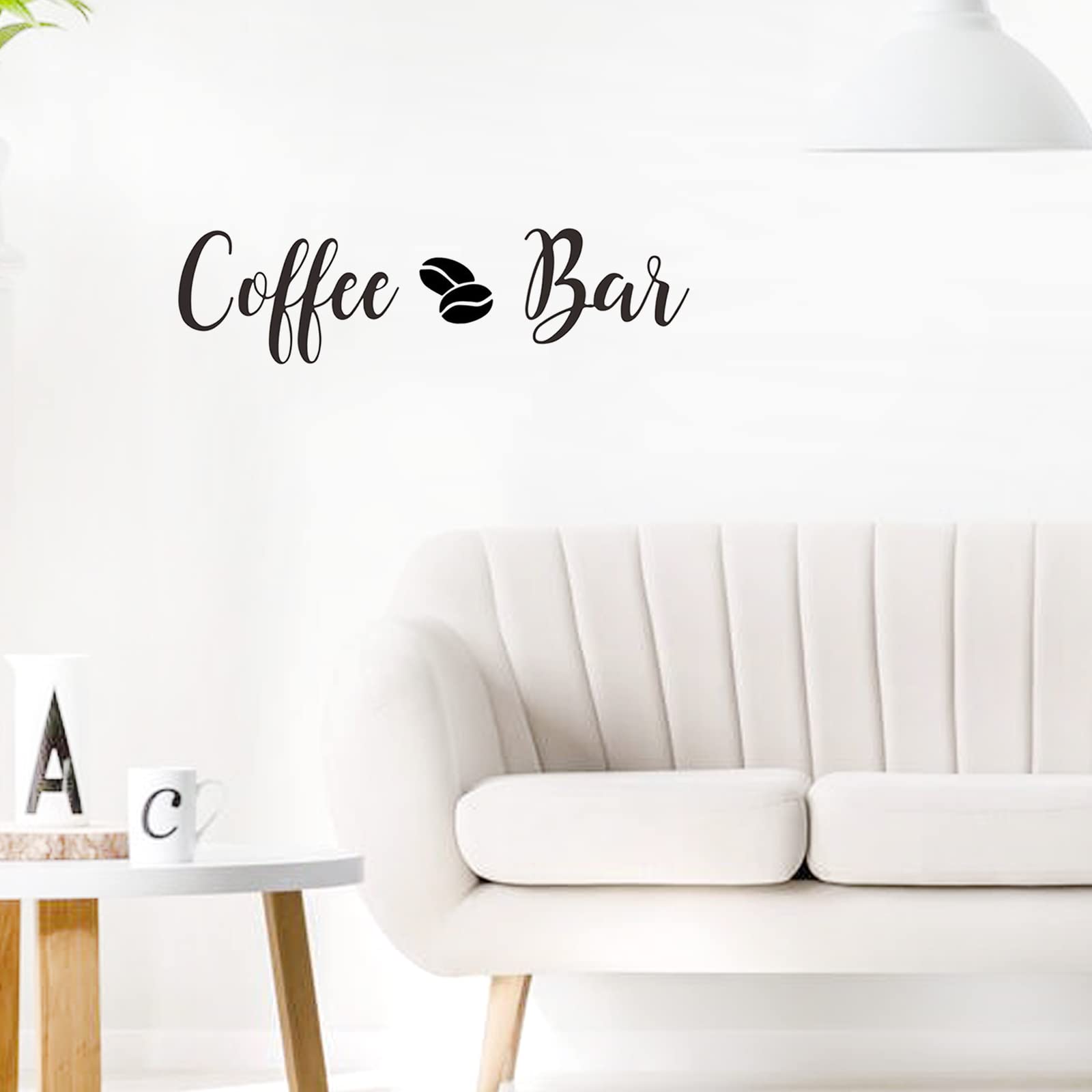 3 PCS Coffee Wall Decor Sticker Coffee Signs for Coffee Bar Kitchen Wall Stickers,Removable DIY Vinyl Mug Decal Wallpaper for Coffee Bar Restaurant Kitchen Home Office Shop Hotel Wall Decoration
