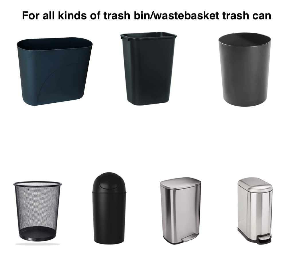 440 Counts 2.6 Gallon Trash Bags ENK Clear Small Trash Bags Bathroom Trash Bags Wastebasket Trash Bin Liners Small Garbage Bags for Home Kitchen and Office, fit 2-2.6 Gallon,10 Liter Trash Bins