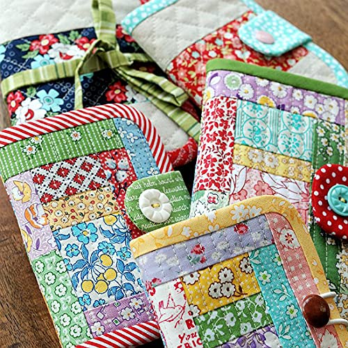 50pcs 12 x 12 inches Cotton Fabric Bundle Squares for Quilting Sewing, Precut Fabric Squares for Craft Patchwork