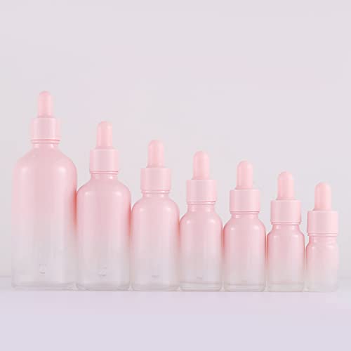 6PCS Glass Dropper Bottle,MoreChioce 10ml Empty Glass Bottle with Dropper Refillable Glass Bottle Container for Skin Care Liquid,Makeup Liquid,Cosmetic