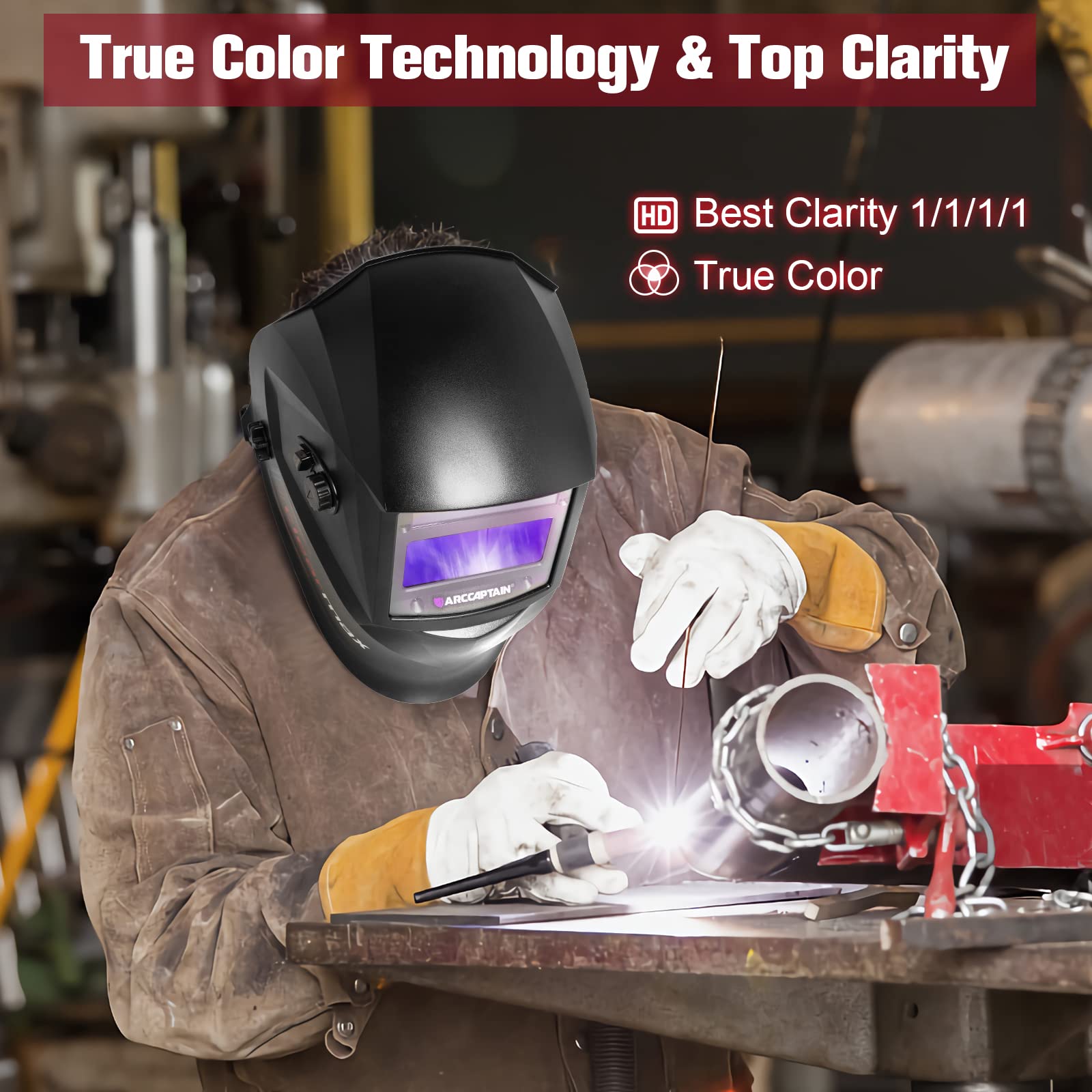 200A Welding Machine & Welding Helmet