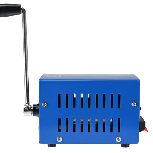 20W Portable Generator Manual Power Supply for Camping Off-grid Emergency Backup Hand Crank USB Charger