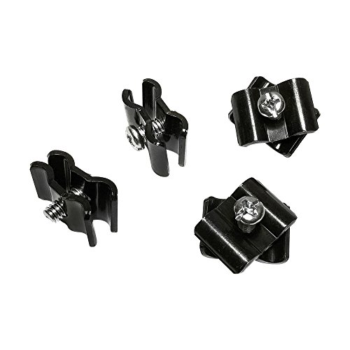 DBM IMPORTS 100 Gloss Black Wire Grid Connector Clamp Joiner Gridwall Panel Wire Cube Storage Clipping Snap On