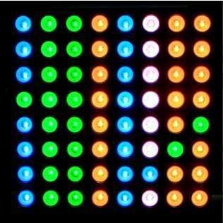 1pcs Common Anode 5mm 8 * 8 8x8 Full Colour RGB LED Dot Matrix Display Module