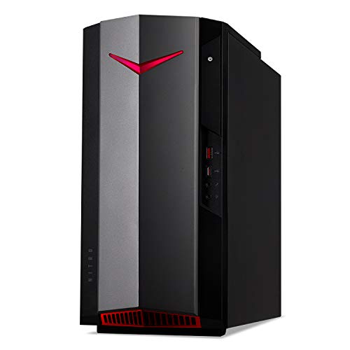 Acer Nitro 50 Gaming Desktop, 10th Gen Intel Core i5-10400F 6-Core Processor, GeForce GTX 1660 Super, 8GB DDR4, 512GB NVMe M.2 SSD, Intel WiFi 6, Keyboard and Mouse, N50-610-UR15