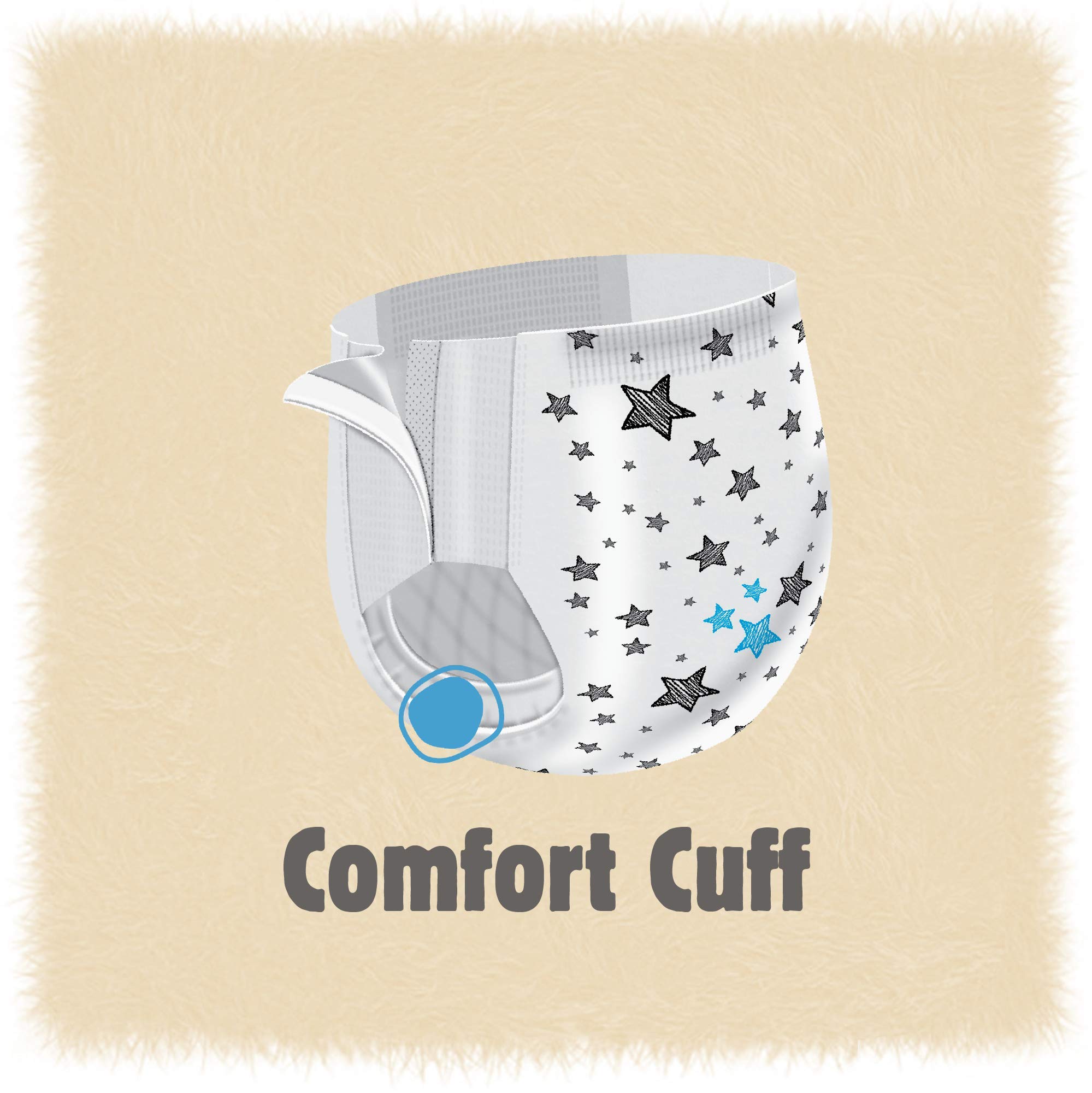 Cuties 3T/4T Potty Training Pants for Girls and Boys, Hypoallergenic with Skin Smart, 92 Count