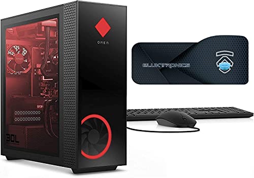 OMEN 30L Gaming Desktop PC (AMD Ryzen 9 5900X Processor RGB Liquid Cooled, NVIDIA RTX 3090 Graphics Card, 800 Watt PSU, Windows 10 Professional, 2TB PCIe SSD + 2TB HDD, 64GB HyperX RGB RAM)
