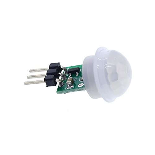 Stemedu HC-SR312 AM312 Mini PIR Human Body Motion Sensor Module Pyroelectric Infrared IR Distance Detector for Arduino (Pack of 5)