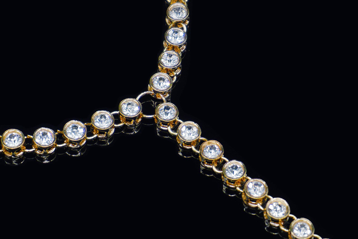 2 Pieces Women's Foot Chain Barefoot Sandals Beach Wedding Jewelry Anklet with Rhinestone Toe Ring