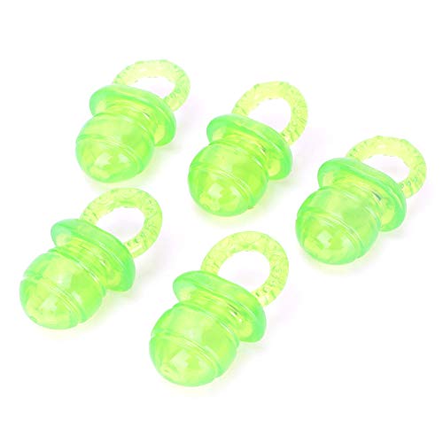 5Pcs Pet Chew Toy Nipple Shape Cat Dog Biting Toy Cute Puppy Kitten Molar Toy Dogs Chew Pacifier Toy Set Pet Interactive Chew Toy (Green)