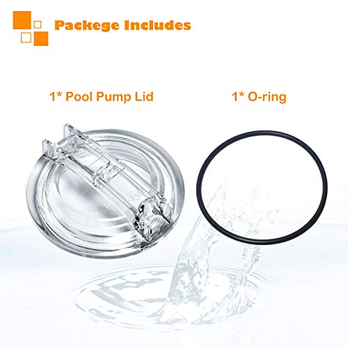 ππππ ππ½ππππ
ππ
SPX3100D Pool Pump Lid for compatible with Hayward Super II Pump SP3000 Series Models SP3007(eeaz) SP3010 SPX3000S Strainer Cover O-ring Replacement Thread Strainer Cover