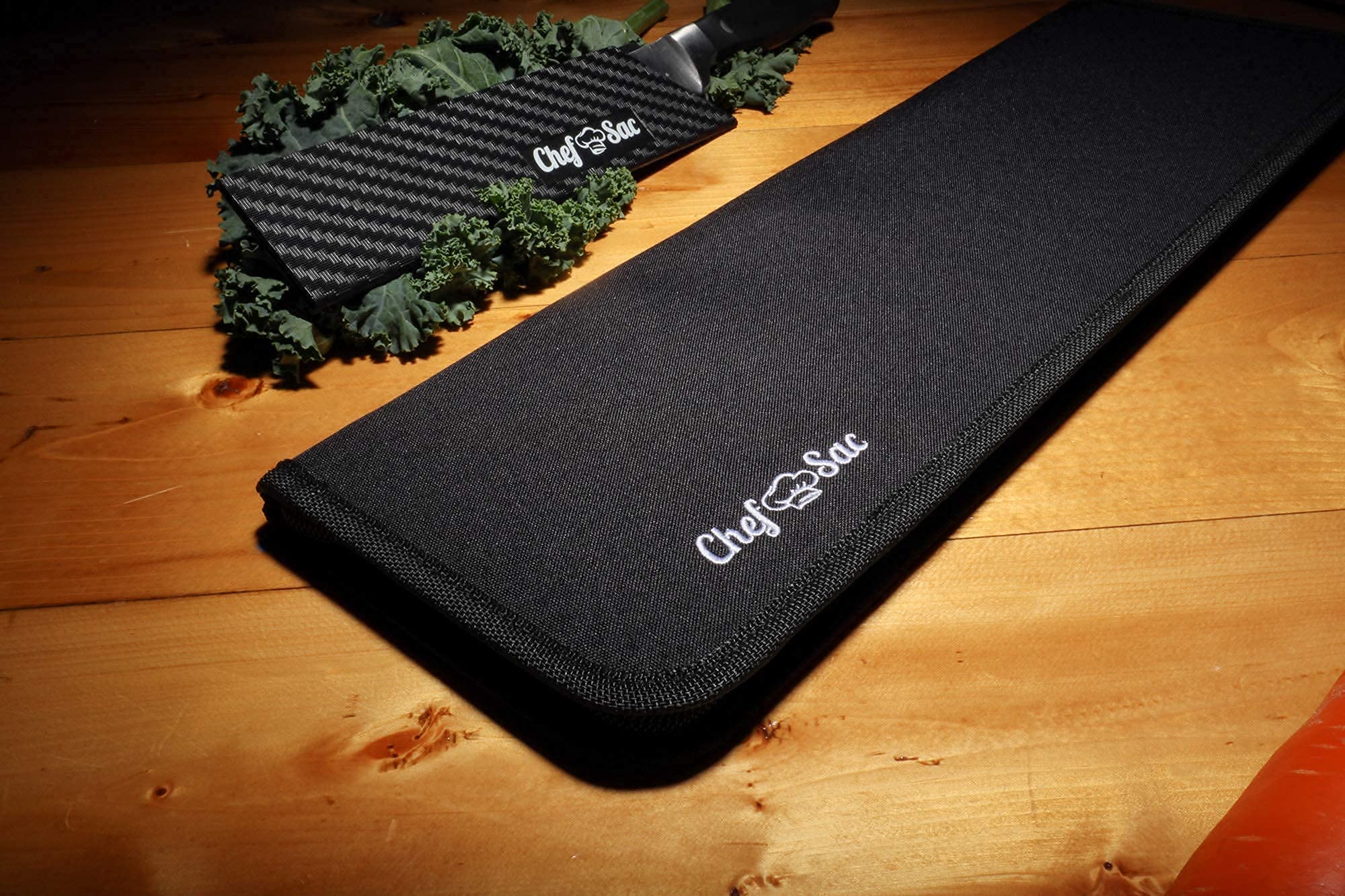 Chef Sac Chef Knife Folder Case Bag with 2-Pack Knife Guards (8.5") Included