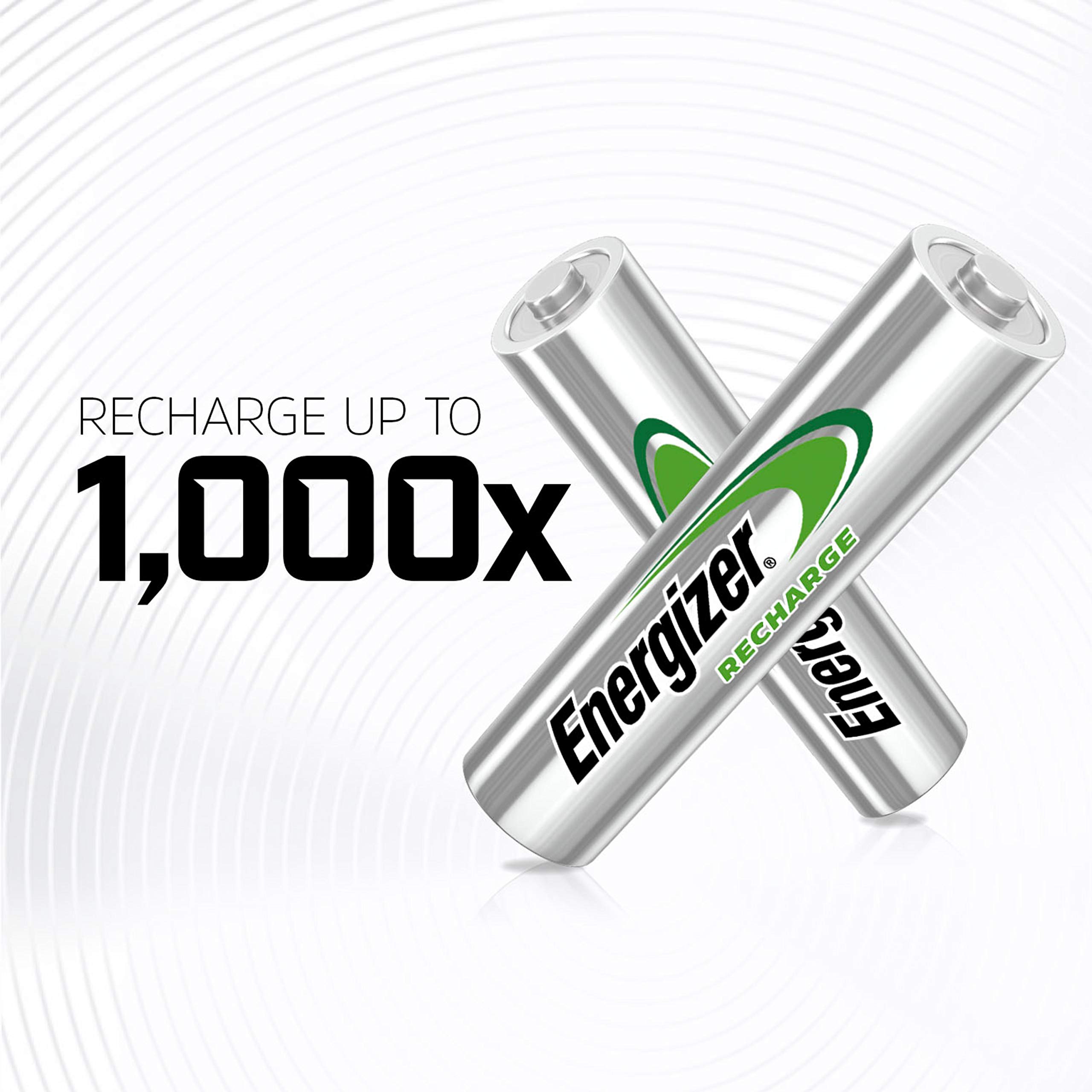 Energizer Rechargeable AA and AAA Batteries Bundle (8 Count)