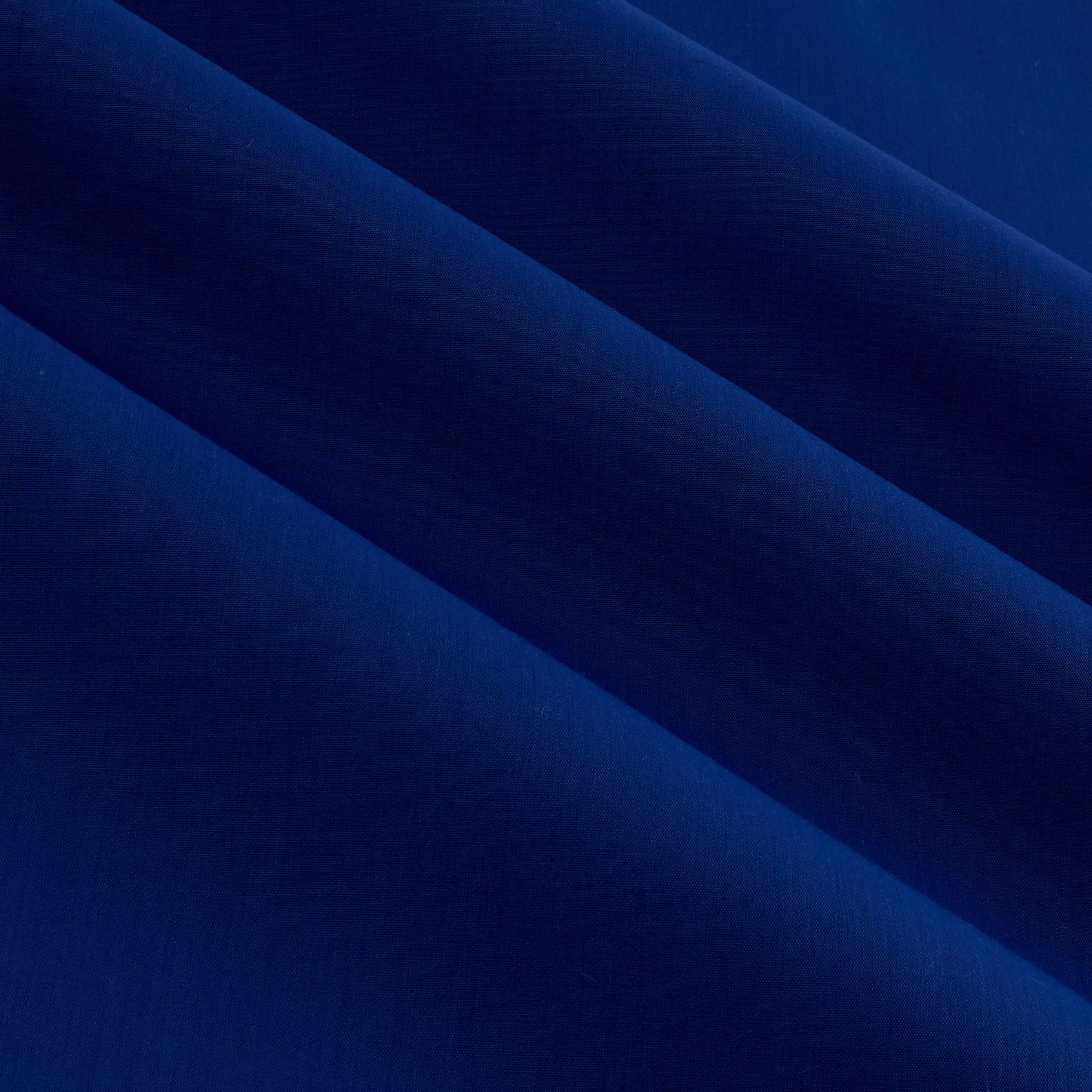 60" Poly Cotton Broadcloth Royal, Fabric by the Yard