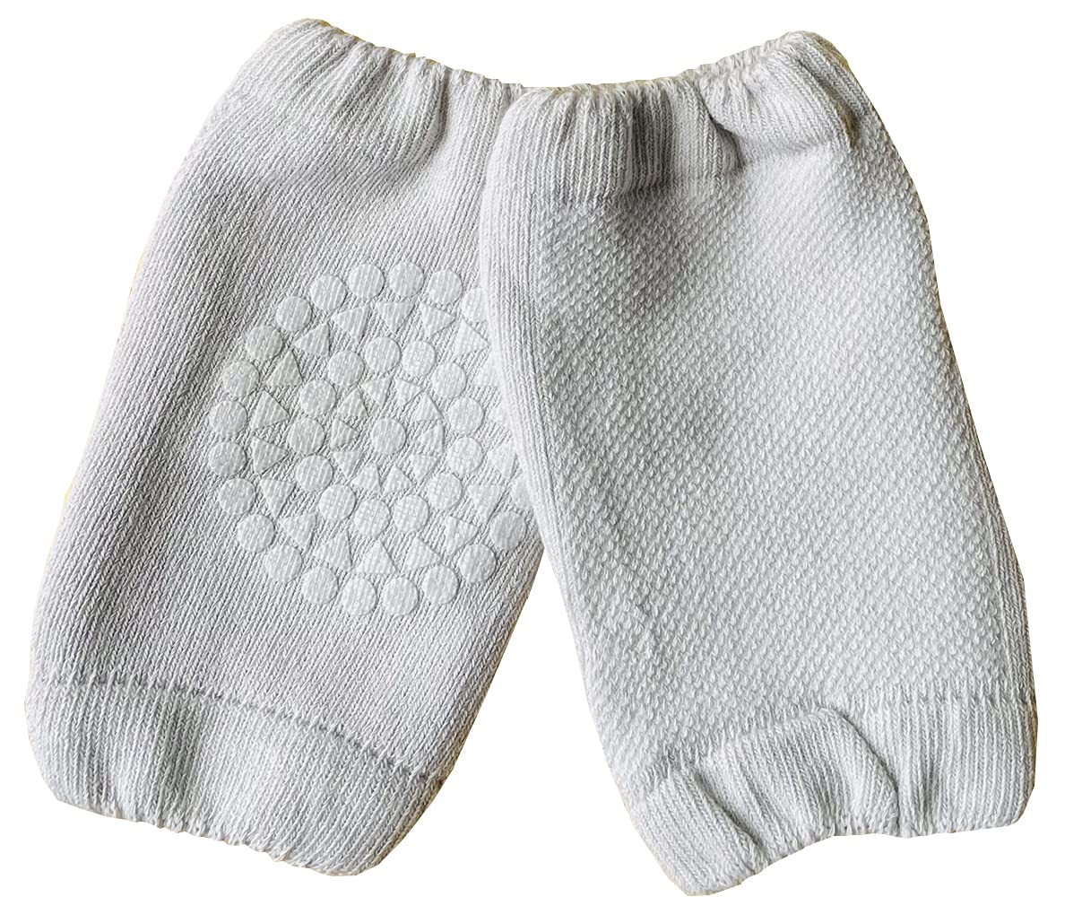 Unisex Toddler Non Slip Knee Pads and Socks Sets for Baby Boy Girls' Crawling Learn to Walk 6-15 Months