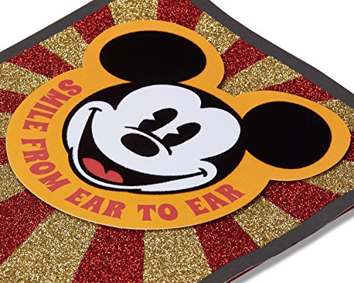 American Greetings Birthday Card for Kid (Mickey Mouse, Smile)