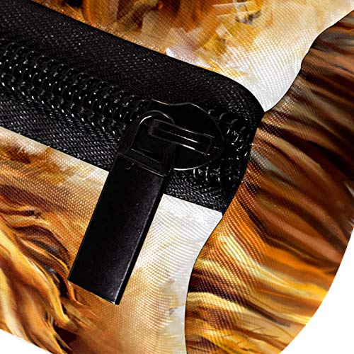 King Lion Aslan Pencil Bag Pen Case Stationary Case Pencil Pouch Desk Organizer Makeup Cosmetic Bag for School Office