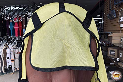 HILASON 72 Inches Horse Fly Sheet Ultra Violet Rays Protect Mesh Bug Mosquito Summer Spring | Fly Sheet | Horse Turnout Sheet | Fly Sheet for Horses | Bug and Mosquito Protection | Fly Sheet for Horse
