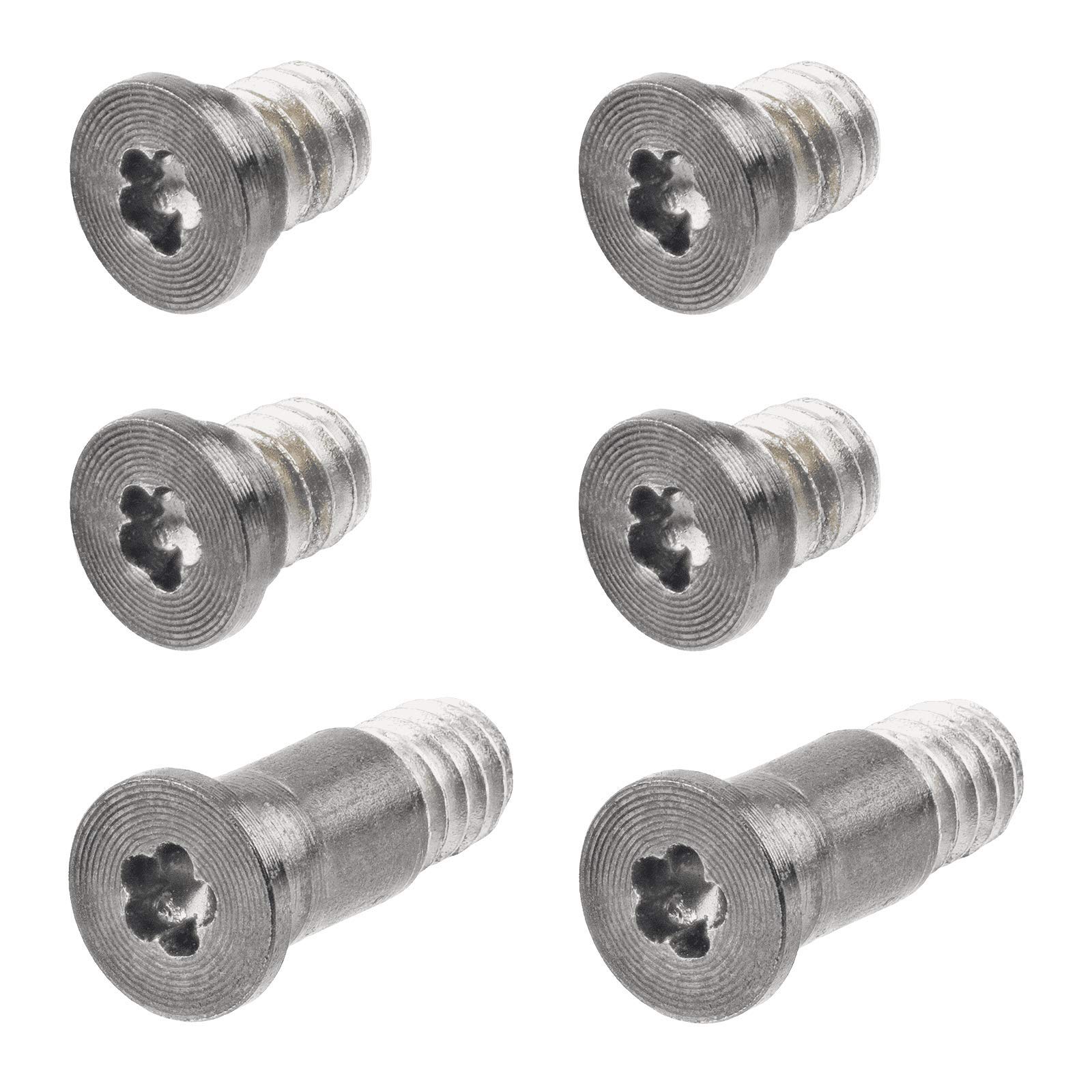 Willhom Bottom Case Screws (Pentalobe P5) 6 pcs Replacement for MacBook Pro 13" (2016-2017) A1706 (2018-2019) A1989 (Silver)