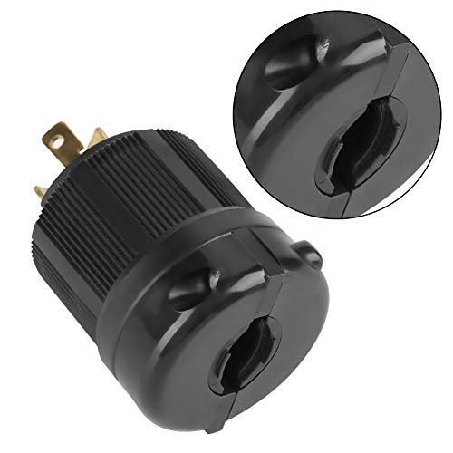 30 Amp, 250 Volt, 3 Pin NEMA L6-30P Male Plug & L6-30R Female Receptacle Twist Lock Plug, Electrical Locking Plug Socket
