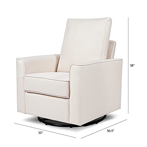 Million Dollar Baby Classic Alden Swivel Glider in Performace Cream Eco-Weave, Water Repellent & Stain Resistant, Greenguard Gold & CertiPUR-US Certified