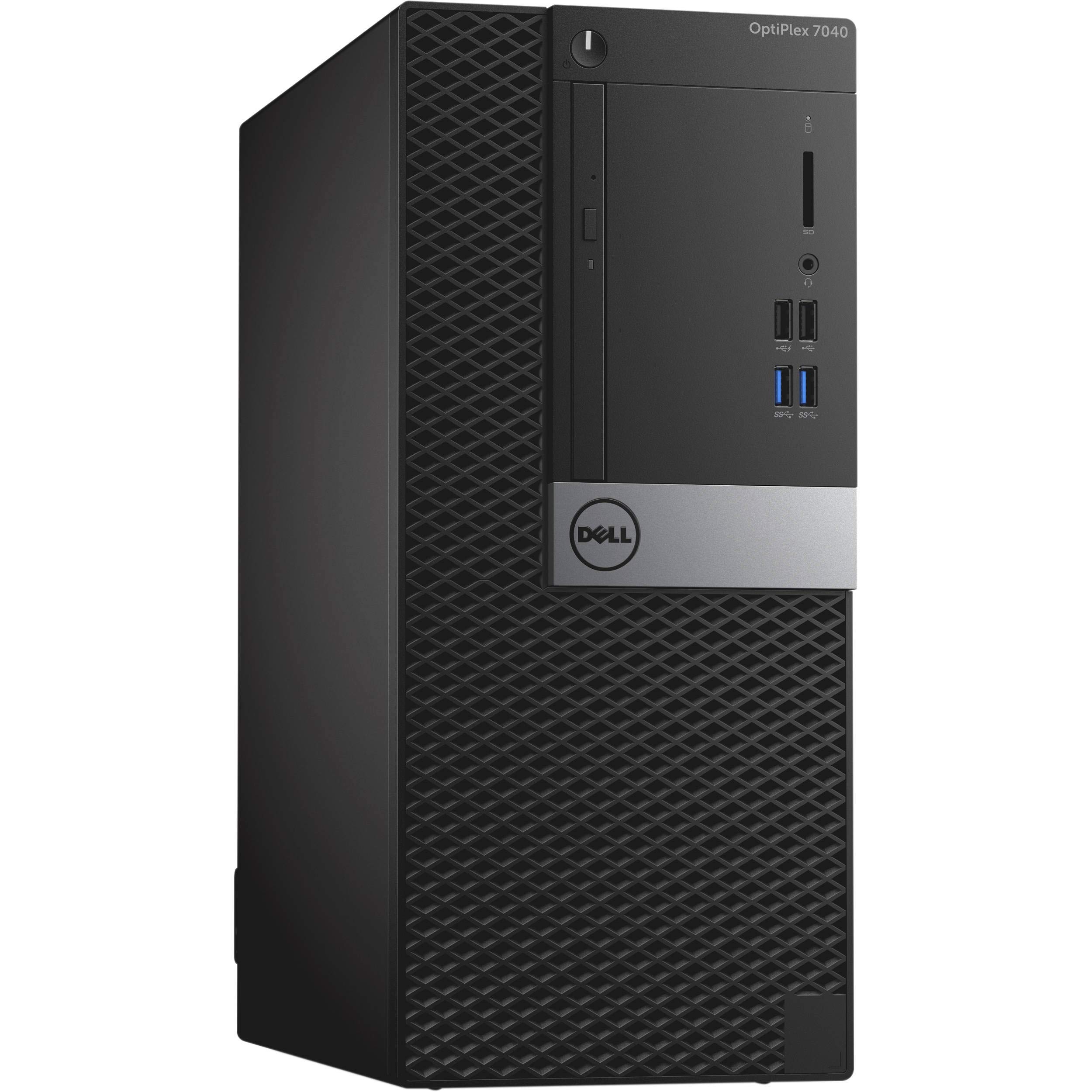 Dell OptiPlex 7040 Mini Tower PC, Intel Quad Core i5 6500-3.2 GHz,16GB DDR3L RAM, 256GB SSD, WiFi, Windows 10 Pro 64-with 22-inch LCD Panel (Renewed)