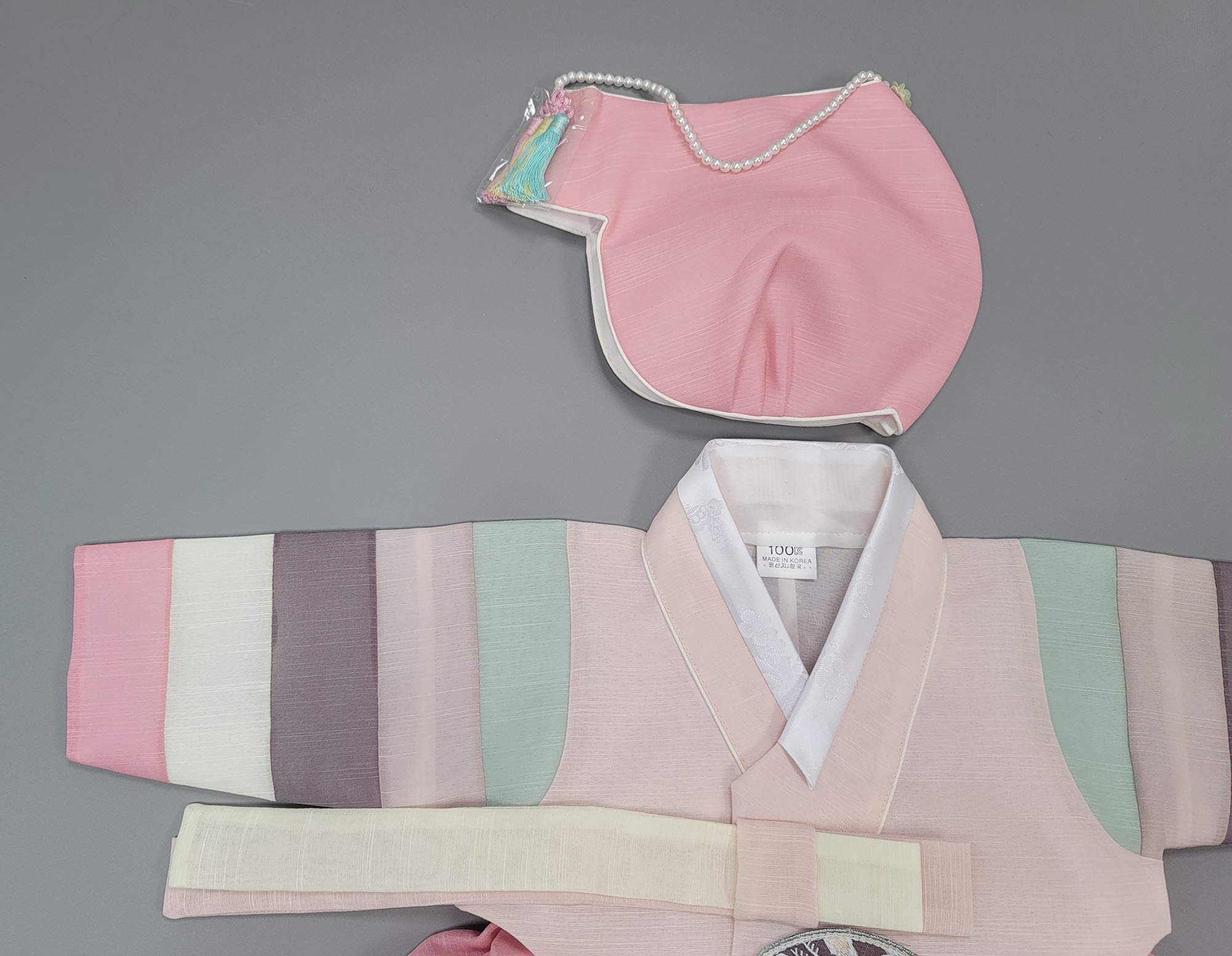 hanbok ore Hanbok Baby Girl 100th Days Korea Traditional BAIKIL Party Celebrations Pink Saekdong 01,Medium