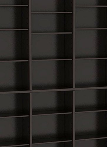 Atlantic Oskar 756 Media Storage Cabinet – Protects & Organizes Prized Music, Movie, Video Games or Memorabilia Collections, PN 38435713 in Espresso