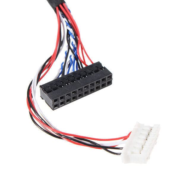 1PC 40 Pin 1 Channel 6 Bit LED LCD LVDS Screen Cable for Display