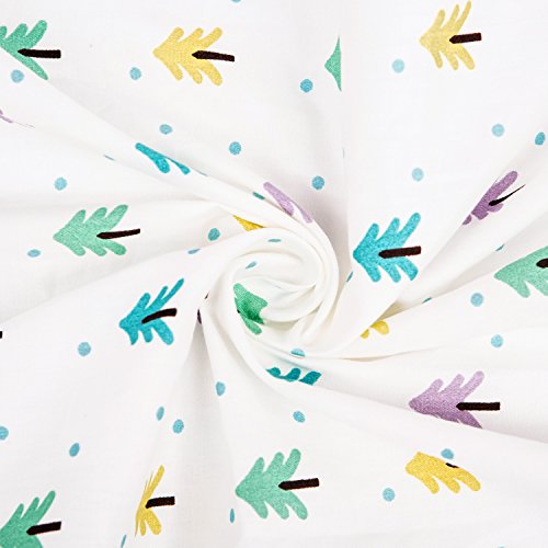 Brandream Dinosaur Crib Bedding Set 3-Piece Babay Boy Nursery Set Woodland Theme | Includes Baby Blanket, Crib Sheet, Crib Bed Skirt