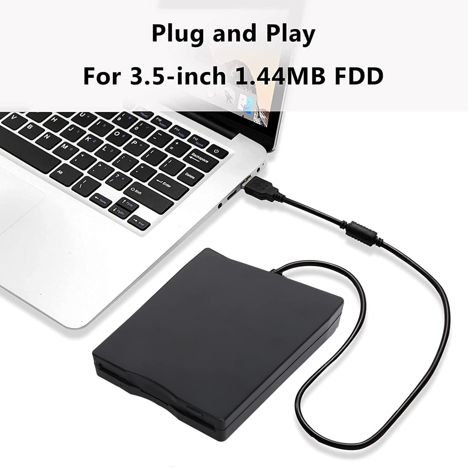 Zopsc-1 Portable Universal USB External 3.5in Floppy Disk Drive External 1.44MB FDD for PC Computer Laptops Desktops for for 7 for 10