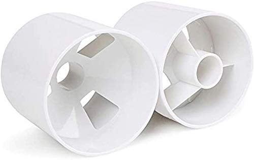 2 pcs Golf Hole Putting Cup for Practice Putting Green | Set of 2 Golf Cups - Conform to USGA Regulations, ABS Ivory White, Dimension 4" Depth, Diameter 4 1/4 inches, 1" Center Hole & 0.12" Thickness