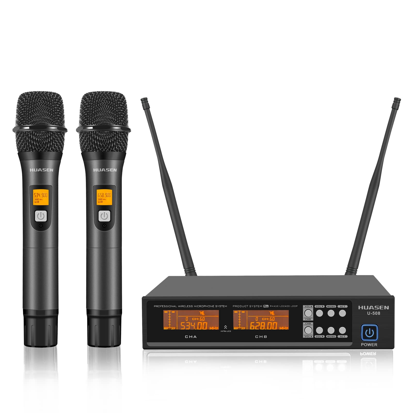 2022 New inandonkod Karaoke Machine 音王KV-503 Max 21.5 Inch Touch Screen Wireless Microphone with Effect Cloud Update Download Song Family Party Karaoke Playback (6T Harddisk, Black)
