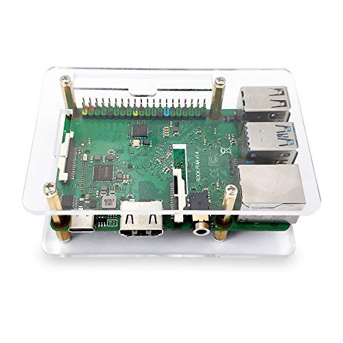 Acrylic Case for Rock Pi 4A/4B Single Board Computer/SBC