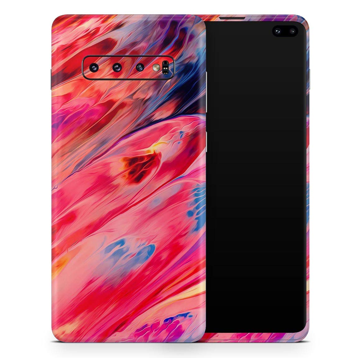 DesignSkinz Blurred Abstract Flow V14 Protective Vinyl Decal Wrap Skin Cover Compatible with The Samsung Galaxy S20 (Screen Trim & Back Glass Skin)