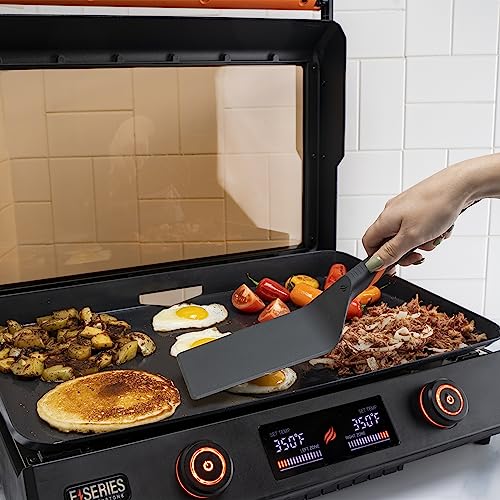 22 Inch Blackstone Electric Griddle Nonstick with Lid, 8001 E-Series Tabletop Large Griddle with Blackstone Griddle Accessories and Reusable Gloves and Cloth (8001-8202-GL-CL)