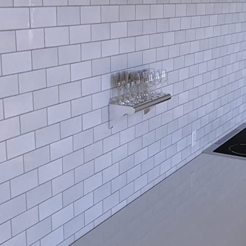 AmGood 6" X 16" Stainless Steel Wall Shelf | Metal Shelving | Garage, Laundry, Storage, Utility Room | Restaurant, Commercial Kitchen | NSF
