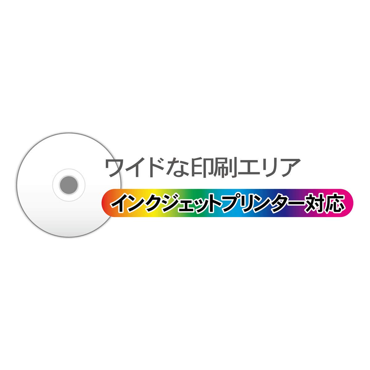 ALL-WAYS AL-S100P DVD-R, 4.7 GB for Data, Supports 1 to 16x Speed, White Wide Printing, for Single Recording, 100 Disc Set, Film Wrapping ECO Packaging