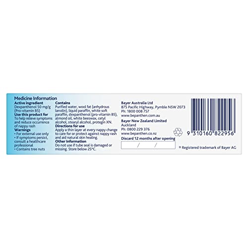 Bepanthen Nappy Rash Diaper Barrier Protection Ointment 30g